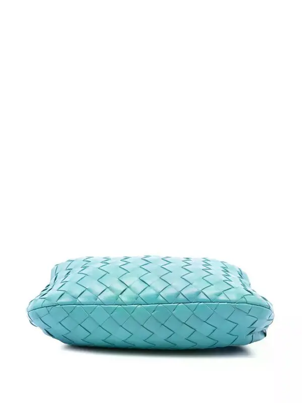 Bottega Veneta 2012-2026 Mini Nappa Intrecciato Jodie Hobo Bag - Blue