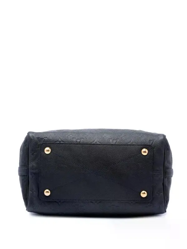 LOUIS VUITTON 2013 Monogram Empreinte Speedy Bandouliere 30 Satchel - Blue