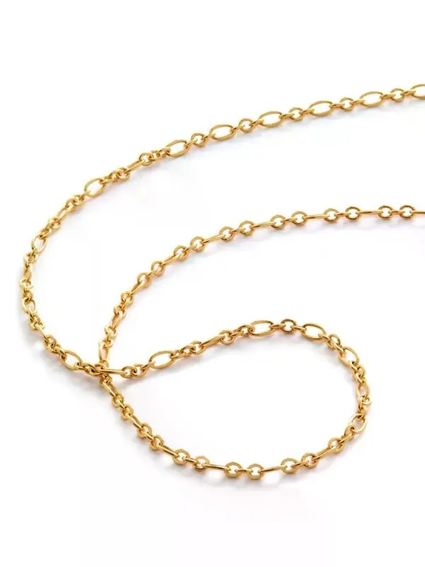 Monica Vinader 18kt Vermeil Woven Chain Necklace