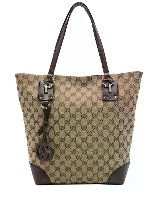 Gucci 2016-2026 Gg Canvas Gg Charm Tote Bag