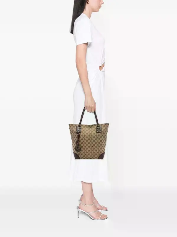 Gucci 2016-2026 Gg Canvas Gg Charm Tote Bag