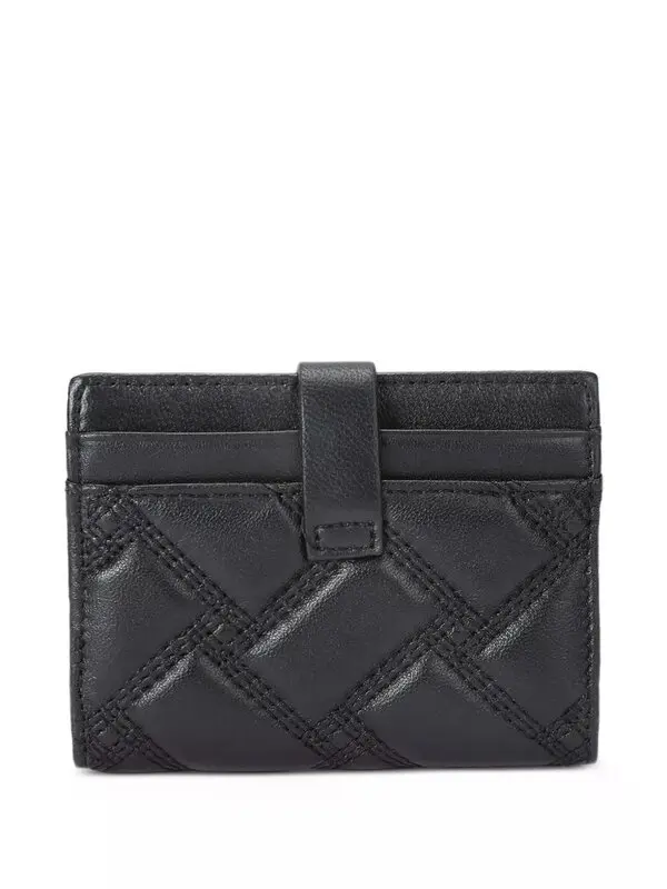Kurt Geiger Quilted Eagle-plaque Card Holder