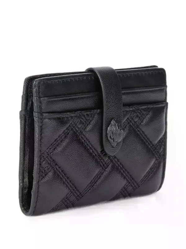 Kurt Geiger Quilted Eagle-plaque Card Holder
