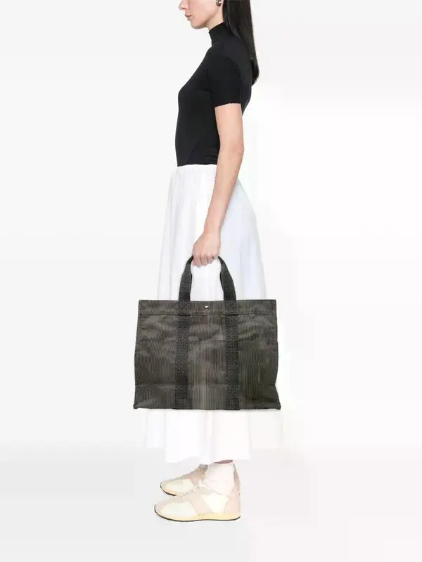 Hermès 2010-2026 Canvas Herline Gm Tote Bag - Grey
