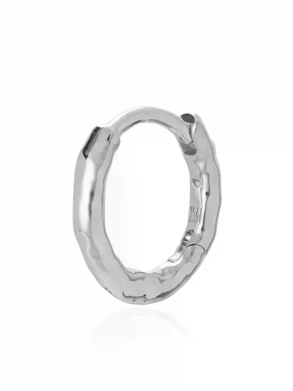 Monica Vinader Ziggy Huggie Earrings - Silver