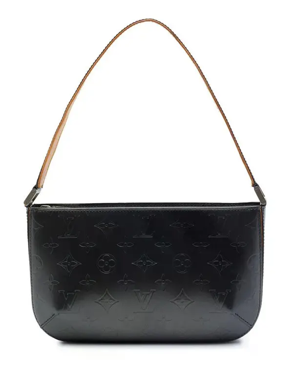 LOUIS VUITTON 2002 Monogram Mat Fowler Shoulder Bag - Grey