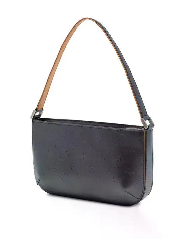 LOUIS VUITTON 2002 Monogram Mat Fowler Shoulder Bag - Grey