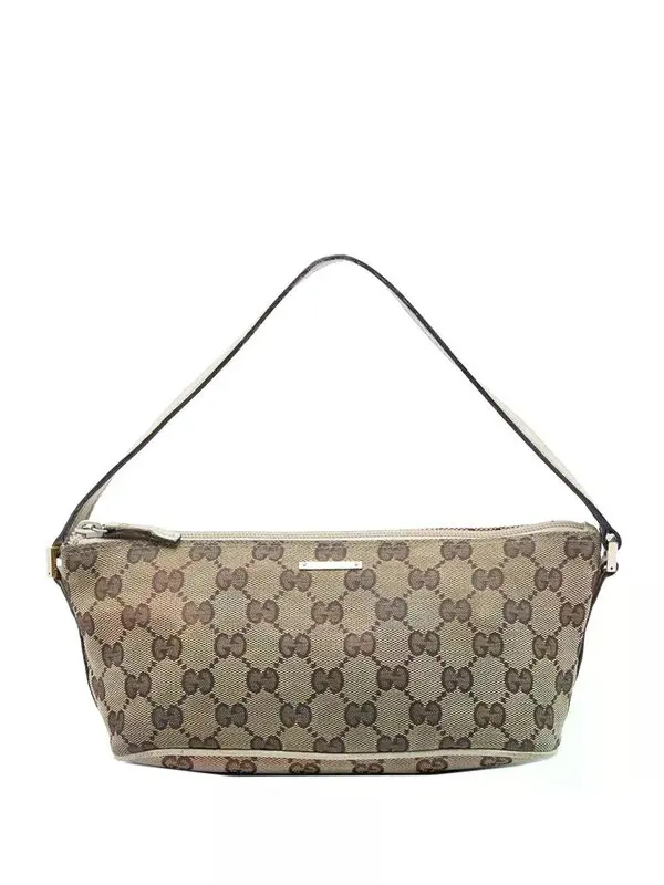 Gucci 2000-2015 Gg Canvas Boat Shoulder Bag - Neutrals