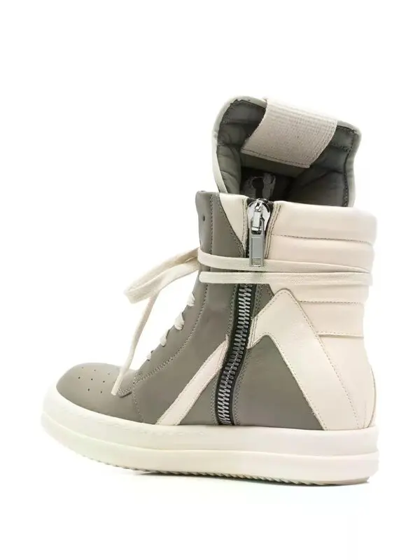 Rick Owens High-top Panelled Sneakers