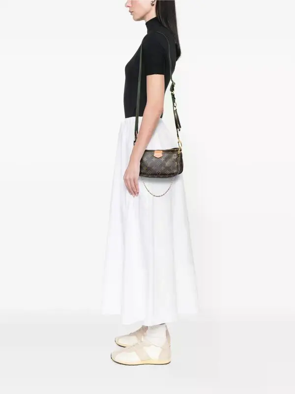 LOUIS VUITTON 2021 Monogram Multi Pochette Accessoires Satchel