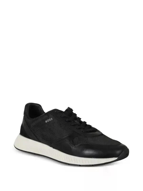 BOSS Titanium Runn Panelled Sneakers