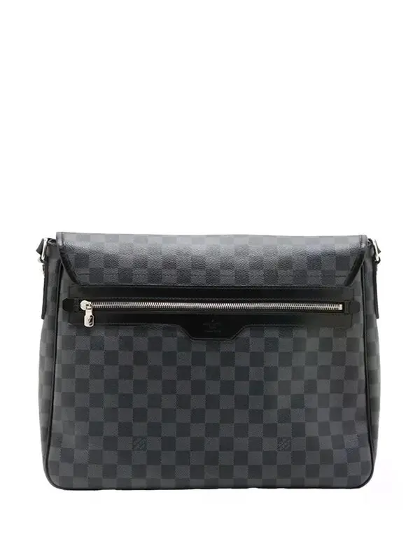 LOUIS VUITTON 2008 Damier Graphite Daniel Gm Crossbody Bag - Black