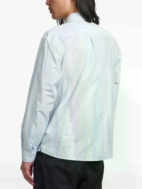 EDMMOND STUDIOS Striped Patch-pocket Shirt