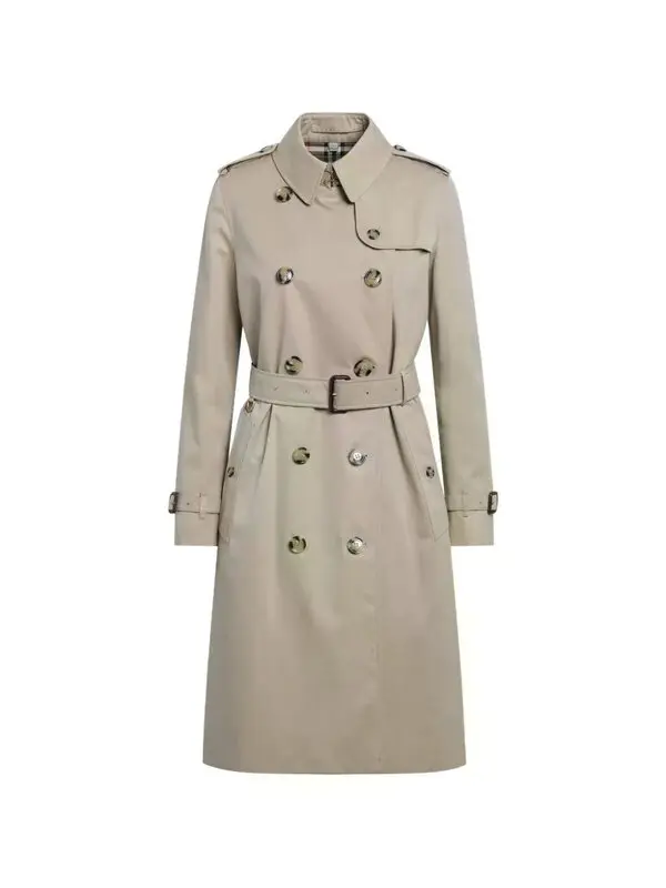 Burberry Kensington Double-breasted Trench Coat - Neutrals