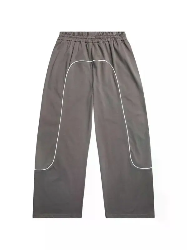 ALIS Yago Contrast-piping Track Pants - Grey