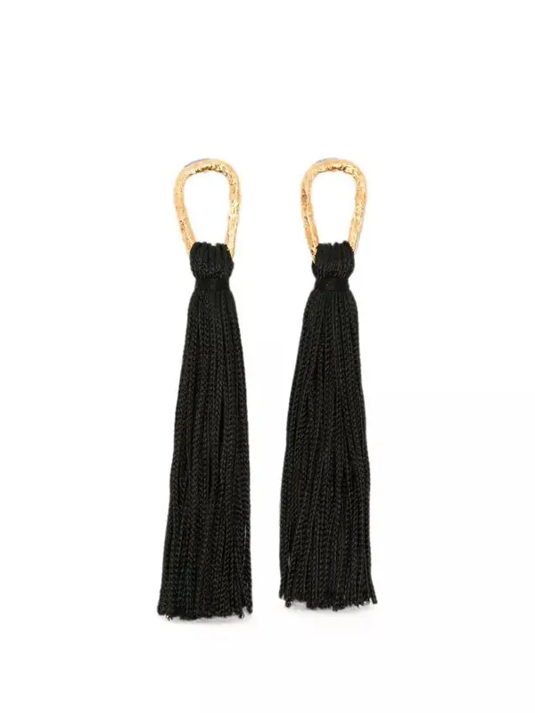 FORTE_FORTE Hammered Tassel Earrings