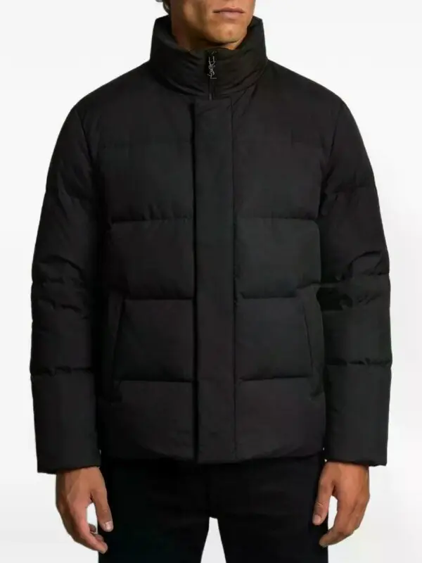 Saint Laurent Quilted High-neck Jacket