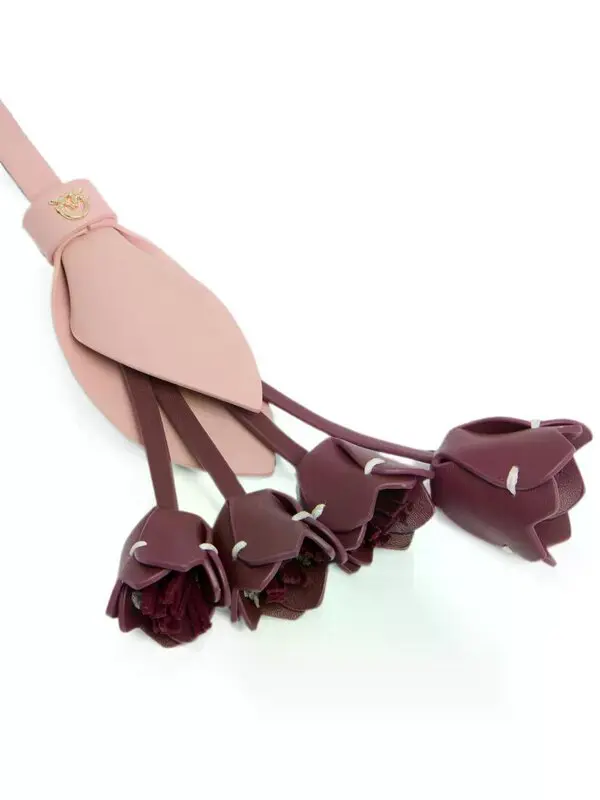 Pinko Love Birds Floral Bag Charm