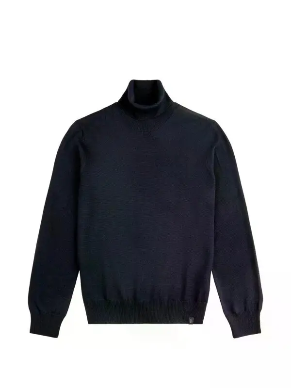FAY Roll-neck Ribbed-trim Sweater