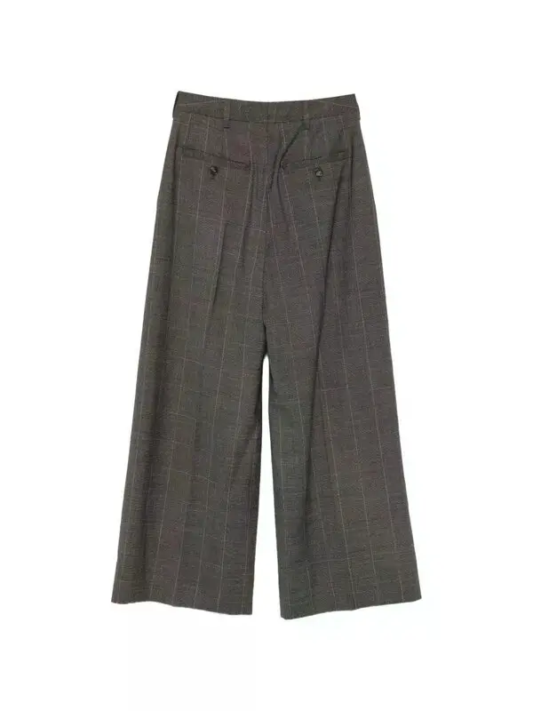 Simone Rocha Prince Of Wales Check Belted Trousers