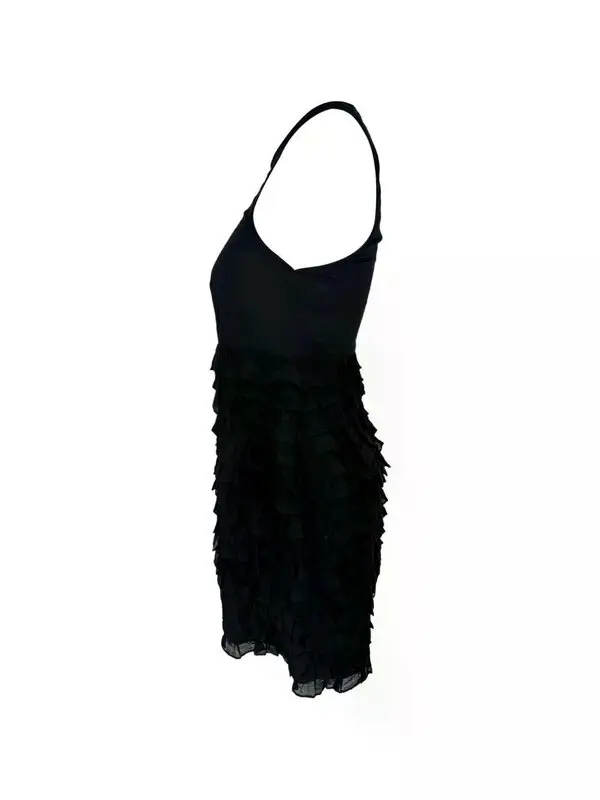 Burberry Cotton Tiered Mini Dress