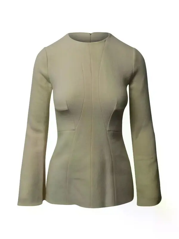Stella McCartney Peplum Panelled Top - Neutrals