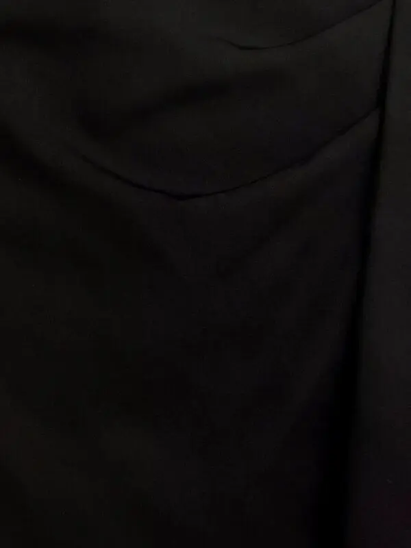 RHEA COSTA One-shoulder Draped Gown