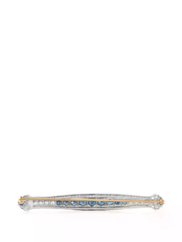 LB EXCLUSIVE Sapphire And Diamond Brooch