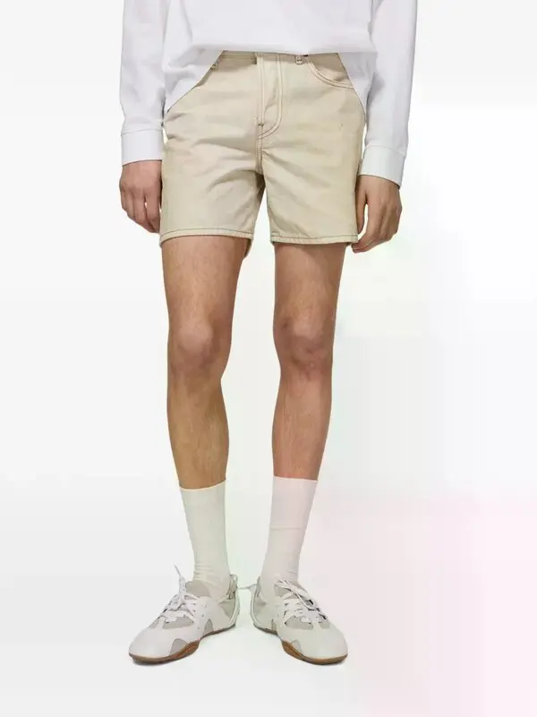 Acne Studios Paint-splatter Denim Shorts