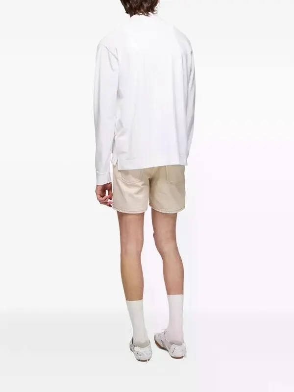 Acne Studios Paint-splatter Denim Shorts