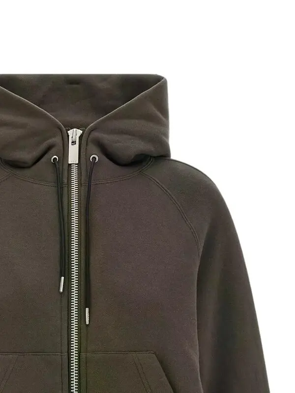 Sacai Pleated Zip-up Hoodie