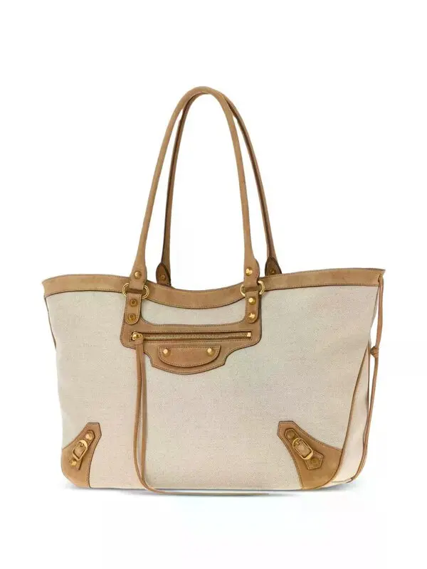 Balenciaga Medium Le City Beach Tote Bag - Neutrals