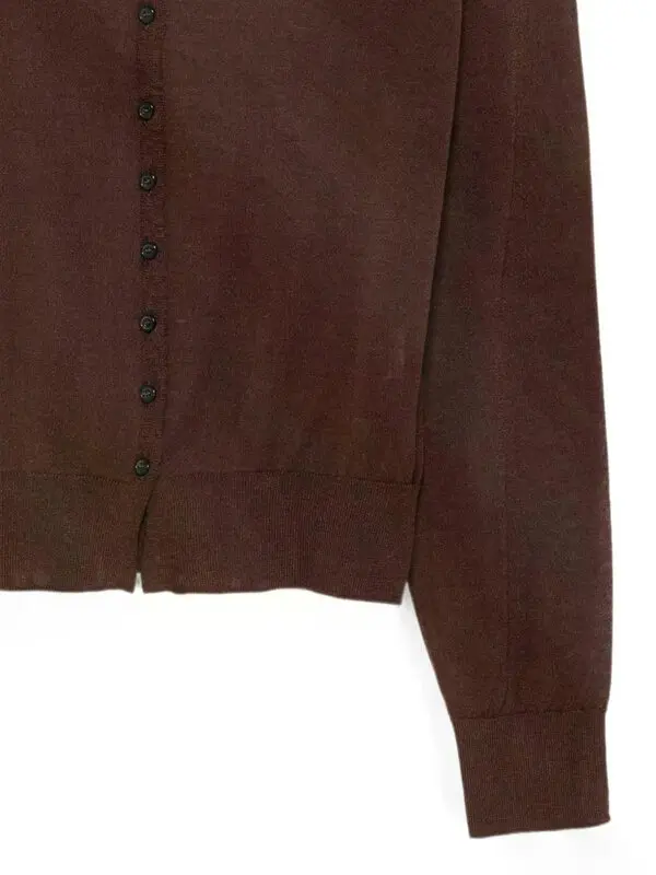 ALYSI Button-up Mock-neck Cardigan
