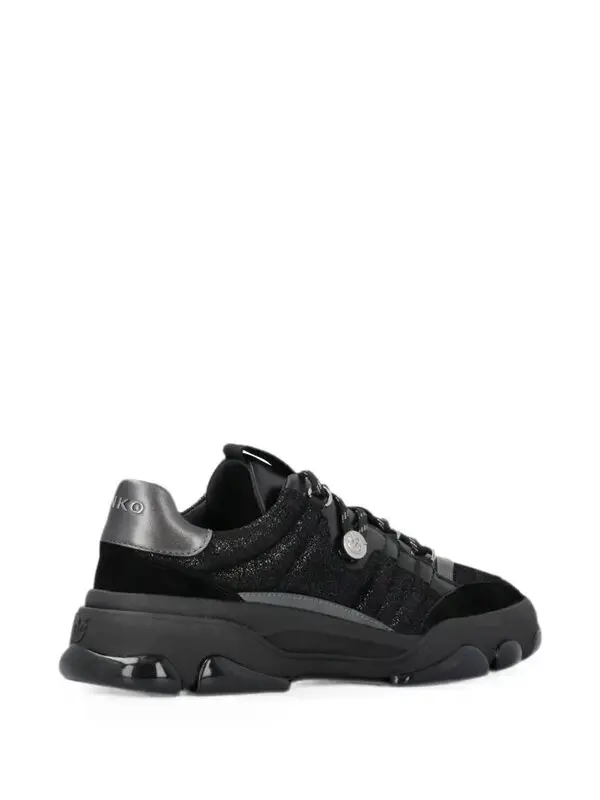 Pinko Glitter-panelled Chunky Sneakers