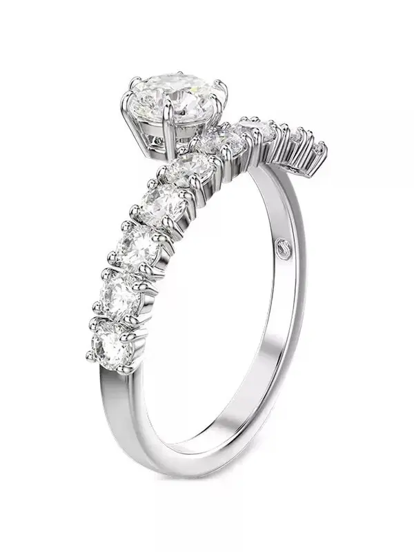 SWAROVSKI Crystal-embellished Wrap Ring - Silver