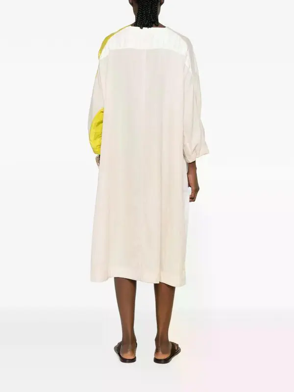 AODRESS Colour-block Midi Dress