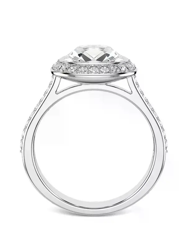 SWAROVSKI Crystal-embellished Cushion-cut Ring