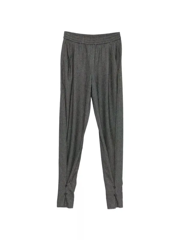 Andamane Buttoned-cuff Elasticated-waist Trousers