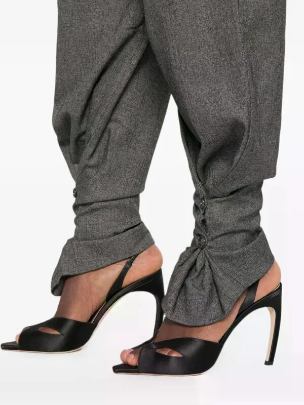 Andamane Buttoned-cuff Elasticated-waist Trousers