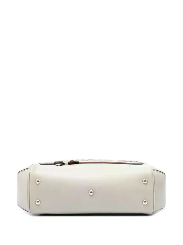 Gucci Gg Canvas Web Mayfair Satchel