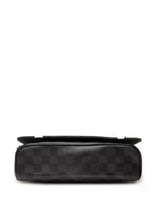 LOUIS VUITTON 2018 Damier Graphite Alps District Pm Crossbody Bag