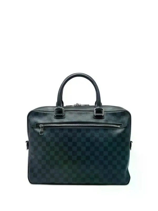 LOUIS VUITTON 2014 Damier Cobalt Porte Documents Business Bag