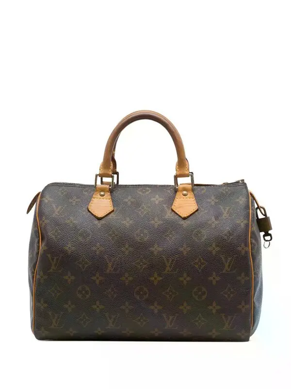 LOUIS VUITTON 2008 Monogram Speedy 30 Boston Bag - Brown