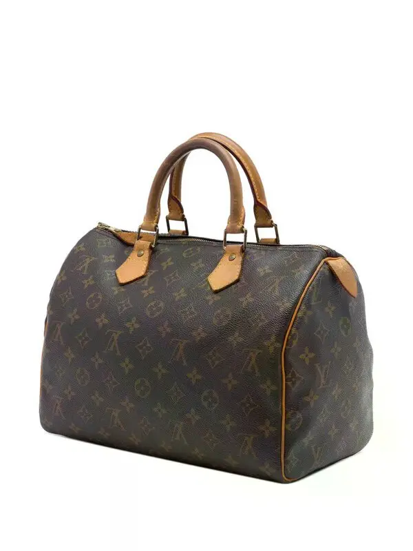 LOUIS VUITTON 2008 Monogram Speedy 30 Boston Bag - Brown