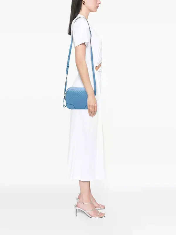 Gucci 2016-2026 Microguccissima Bree Crossbody Bag - Blue