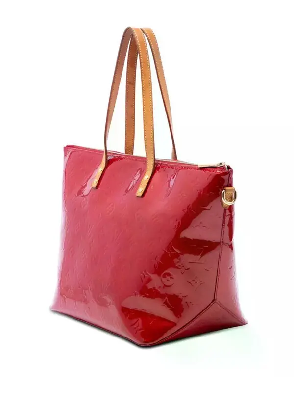 LOUIS VUITTON Monogram Vernis Bellevue Gm Tote Bag - Red