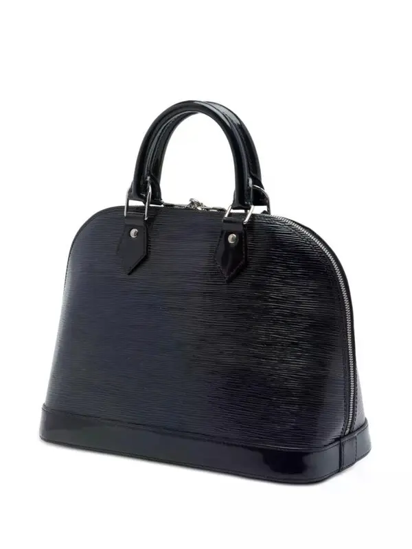 LOUIS VUITTON Electric Epi Leather Alma Pm Handbag - Black