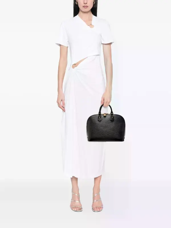 LOUIS VUITTON 2000 Epi Alma Pm Handbag - Black