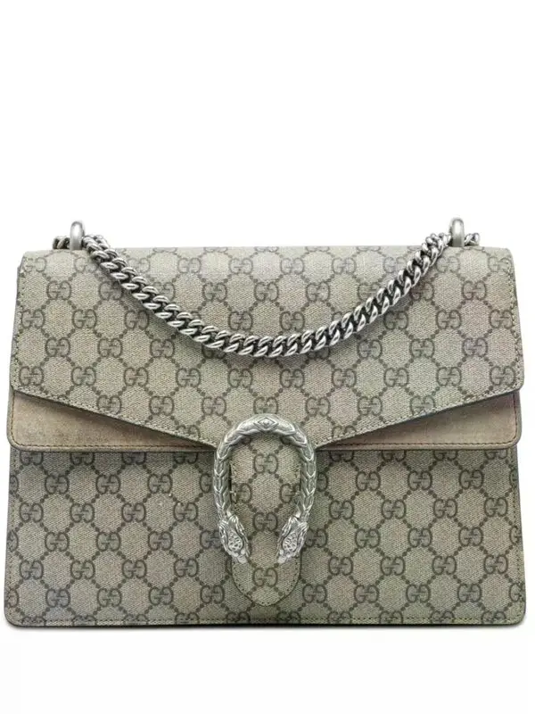 Gucci 2016-2026 Medium Gg Supreme Dionysus Shoulder Bag - Neutrals