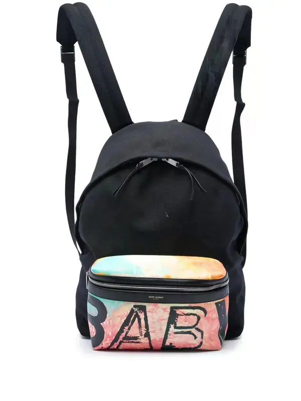 Saint Laurent 2015 Canvas Hunting Baby City Backpack